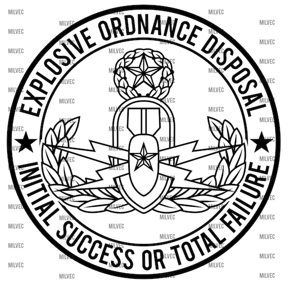 EOD Master With Isotf Vector for Personal Use Ai Eps Pdf | Etsy