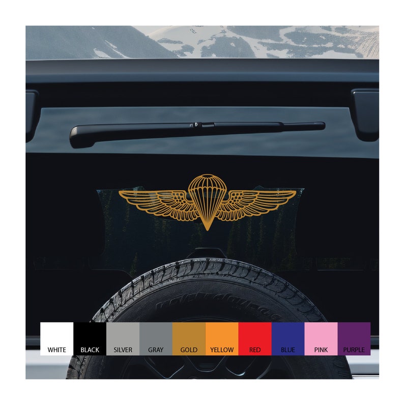 Naval Parachutist Airborne Vinyl Decal - Etsy