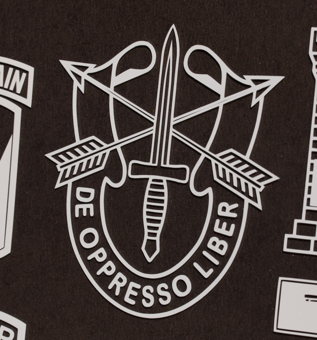Special Forces Unit Insignia Vinyl Decal - Etsy
