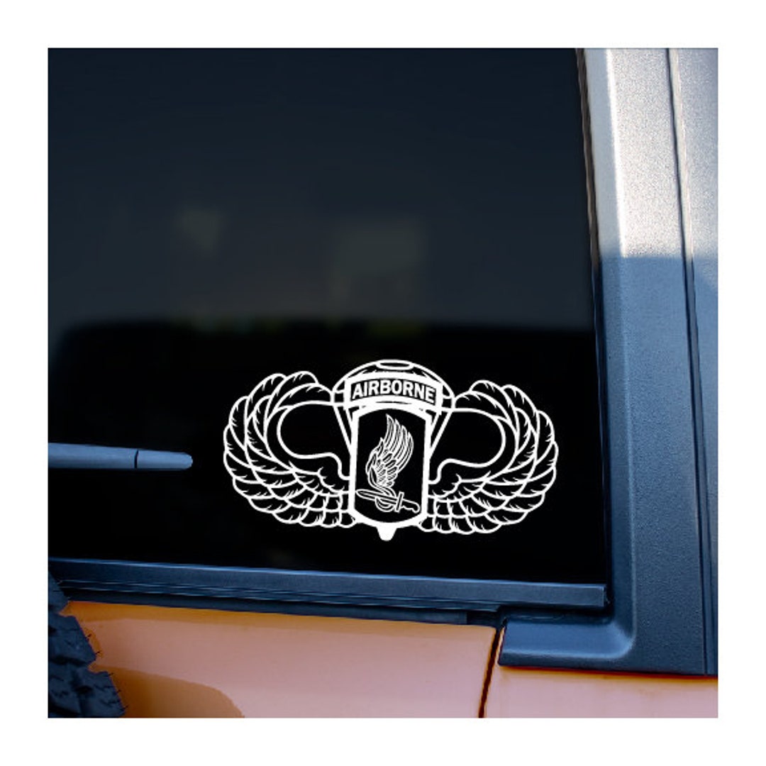 173rd Airborne Patch and Airborne Badge Vinyl Decal - Etsy