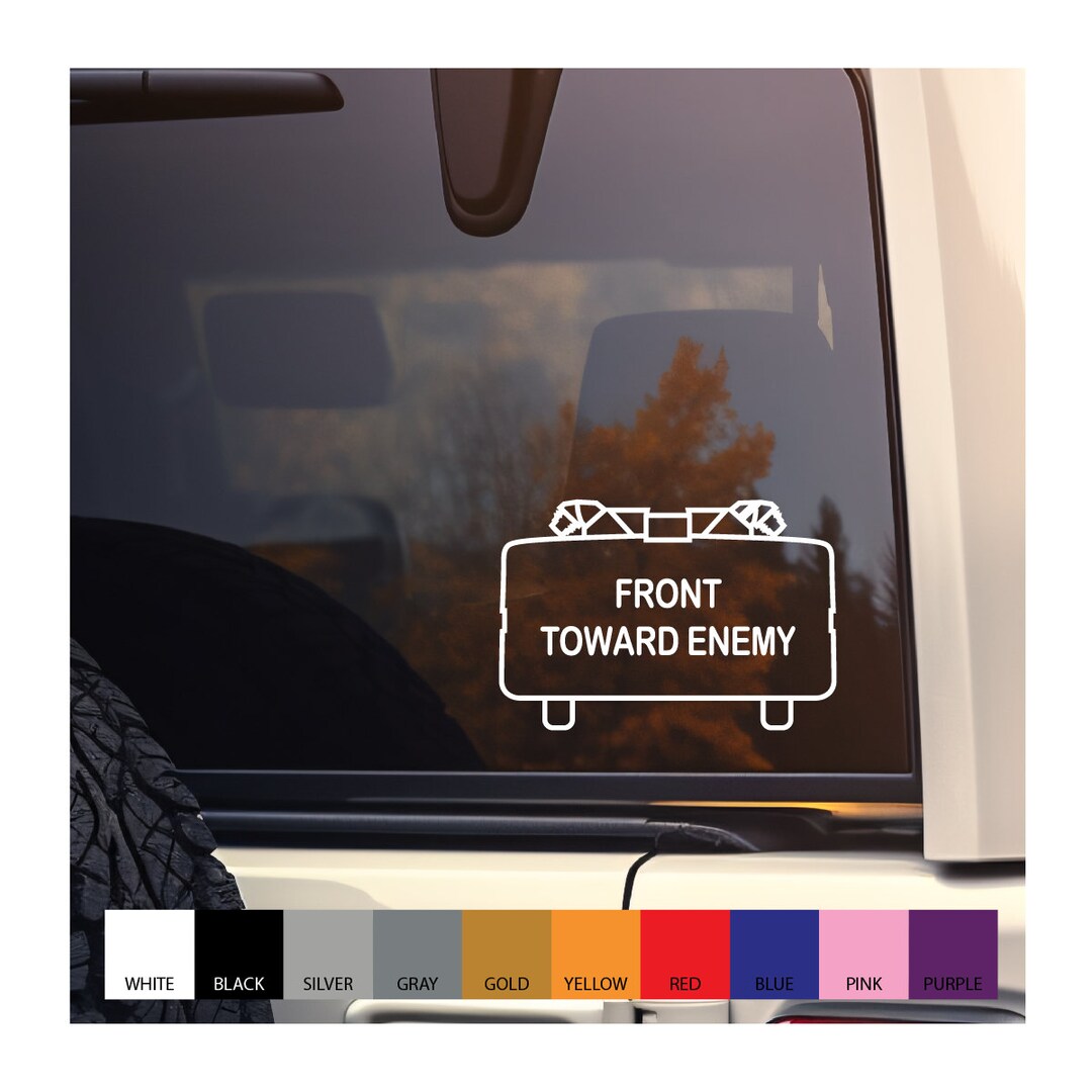 Claymore Mine Vinyl Decal - Etsy