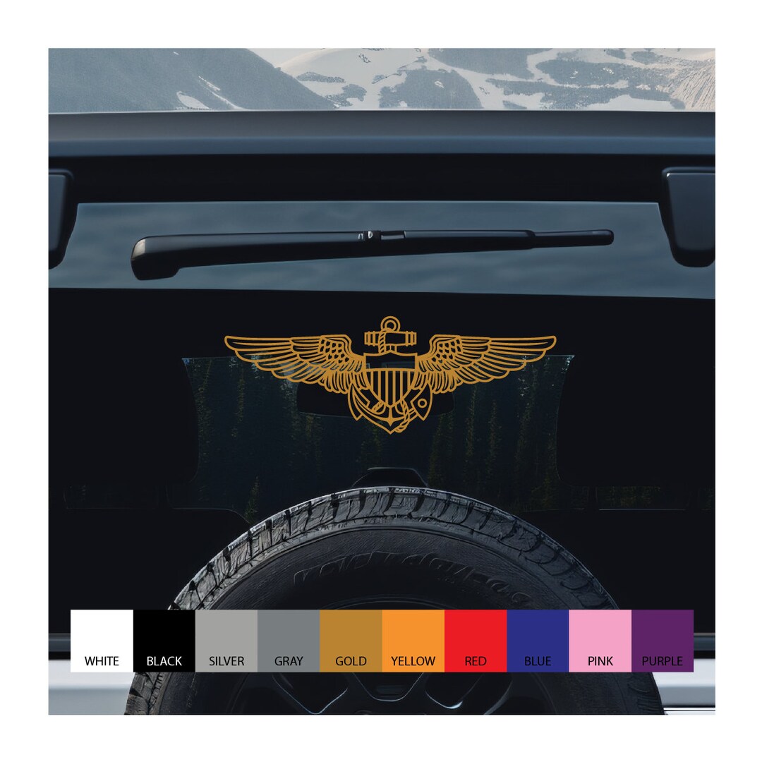 Naval Aviator Vinyl Decal - Etsy