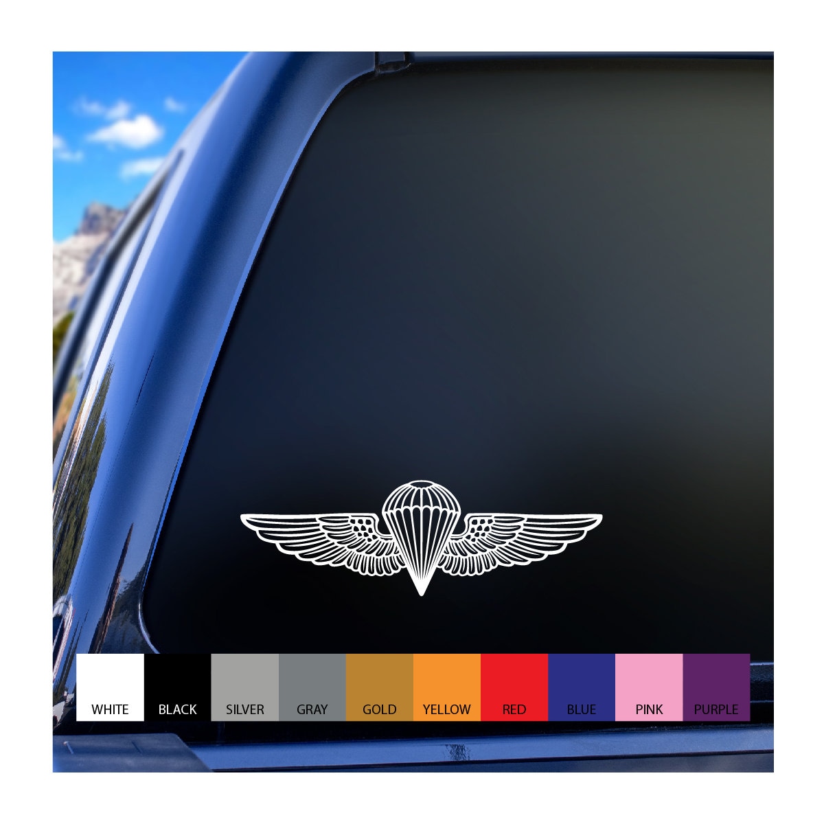 Naval Parachutist Airborne Vinyl Decal - Etsy