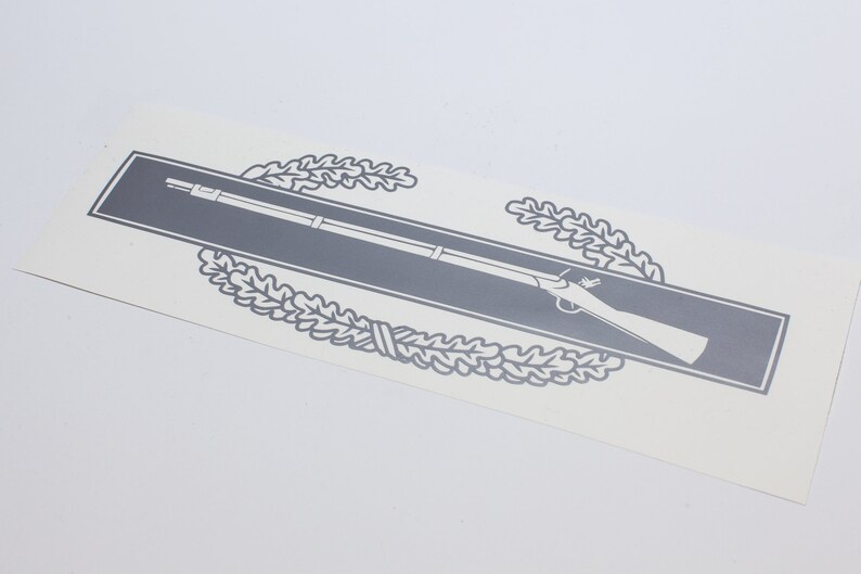 Combat Infantry Badge CIB Vinyl Decal - Etsy