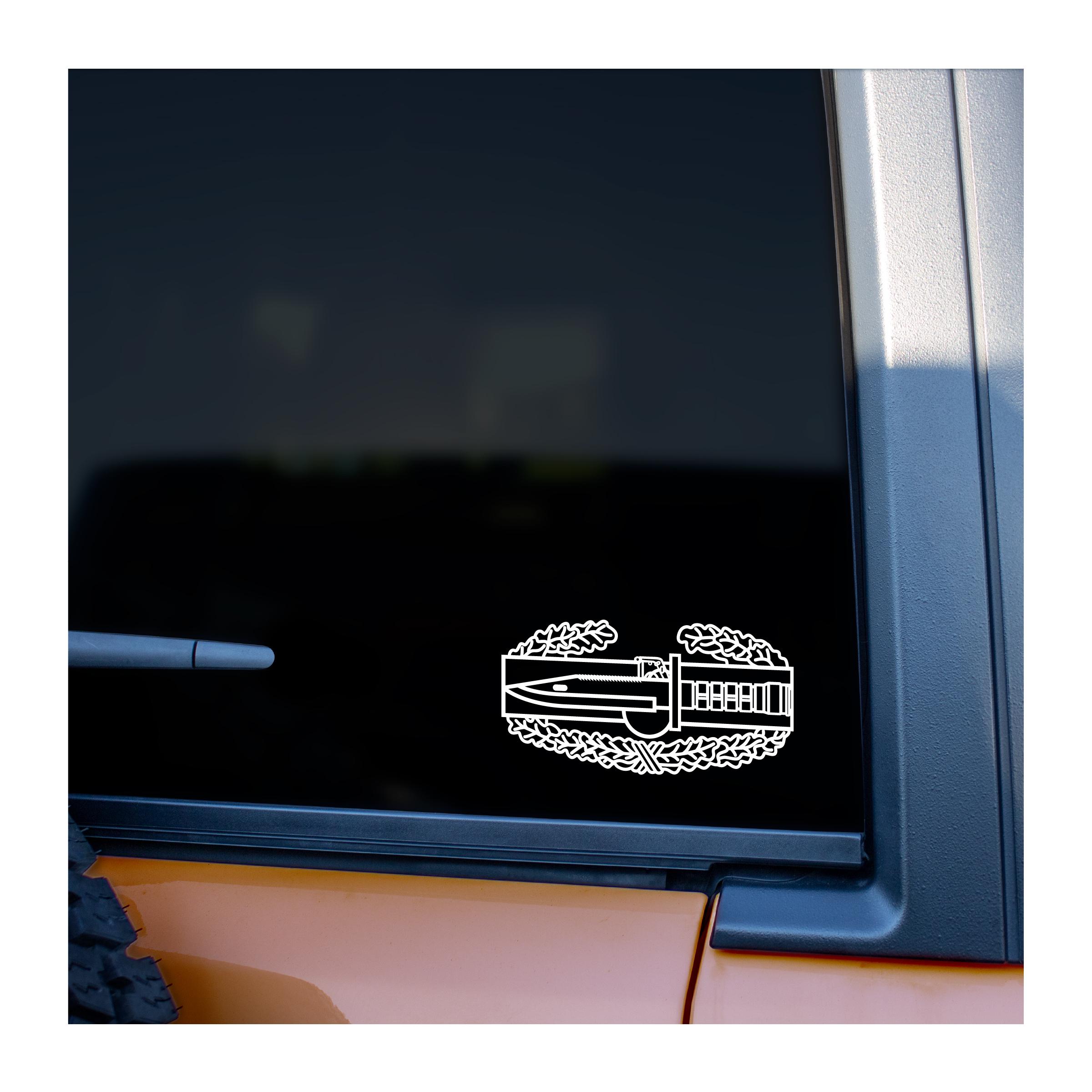 Army Combat Action Badge CAB Vinyl Decal for Windows or Any Smooth ...