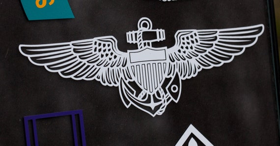 Naval Aviator Vinyl Decal - Etsy