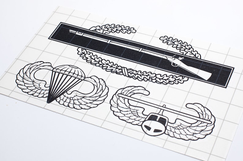 Combat Infantry Badge CIB Airborne and Air Assault Badges - Etsy