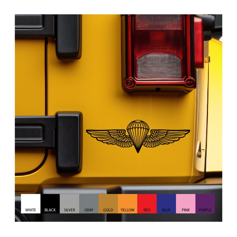 Naval Parachutist Airborne Vinyl Decal - Etsy