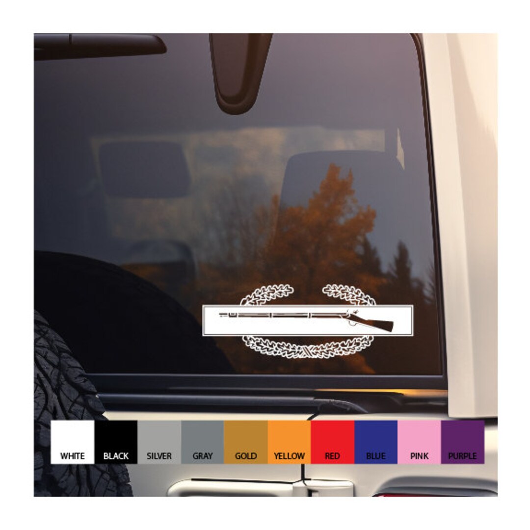 Combat Infantry Badge CIB Vinyl Decal - Etsy