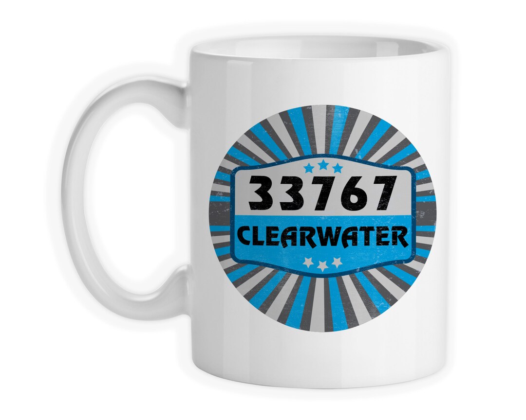 Coffee Mug, Custom Zip Code and City, Personalized Home Town, Retro ...