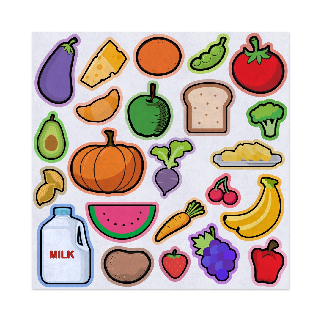 Foods Fruits Vegetables Dairy Grains, Grocery Store, Imaginative Play ...