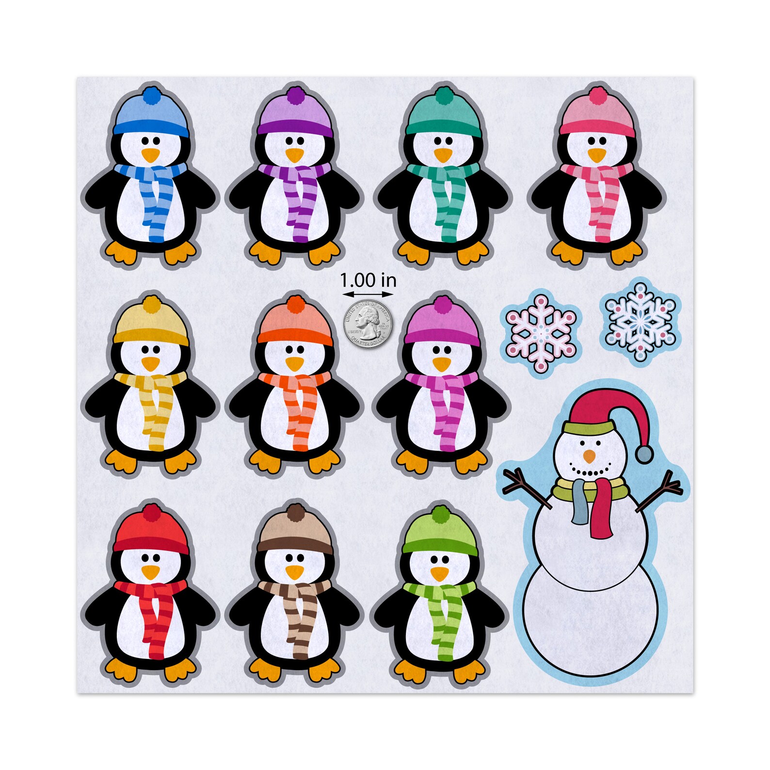 5 or 10 Little Penguins Build Snowman, Imaginative Play, Learn to Count ...