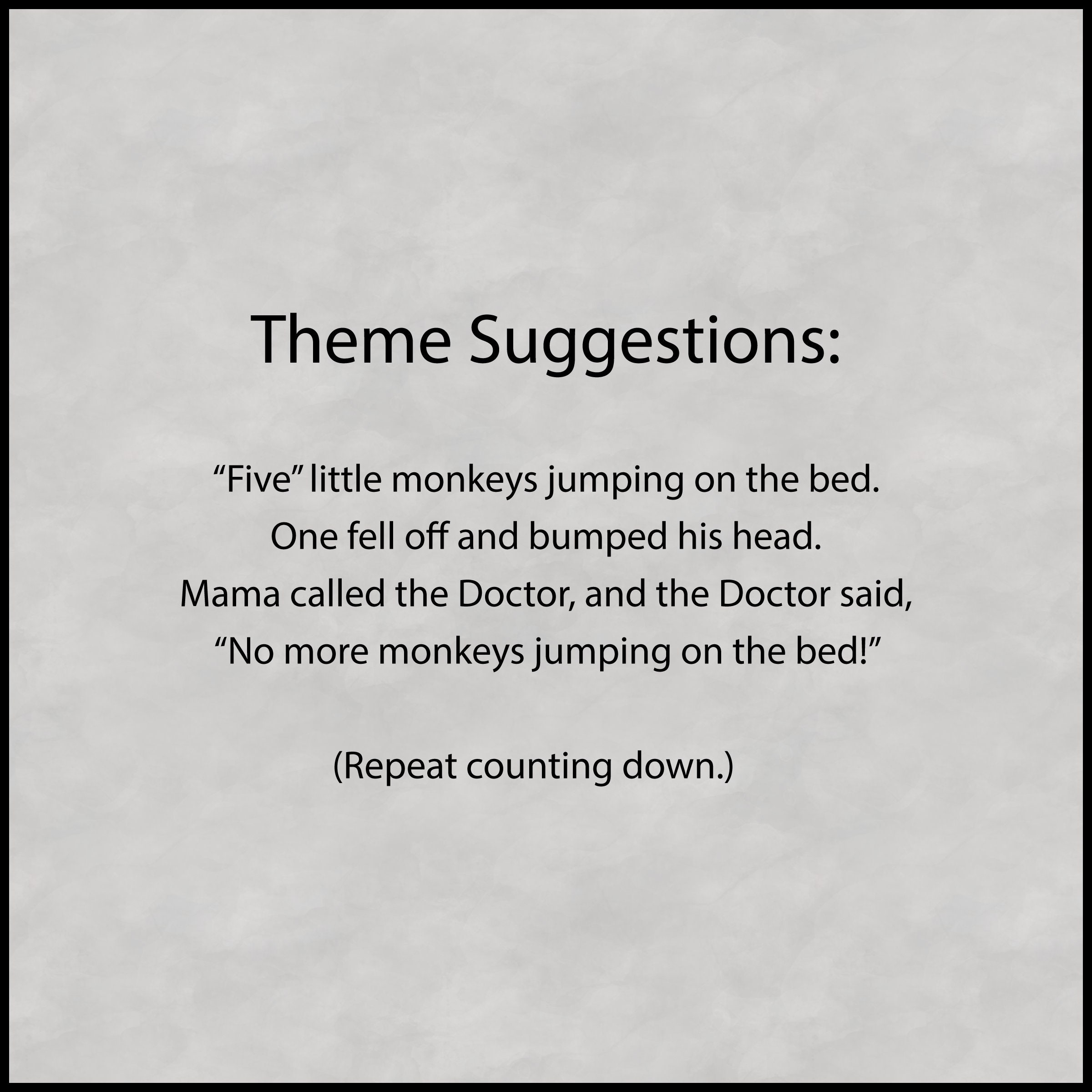 5 Little Monkeys, Nursery Rhyme, Learn to Count, Felt Storyboard Art ...