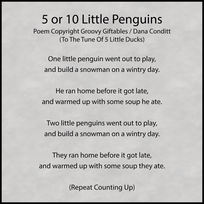 5 or 10 Little Penguins Build Snowman, Imaginative Play, Learn to Count ...
