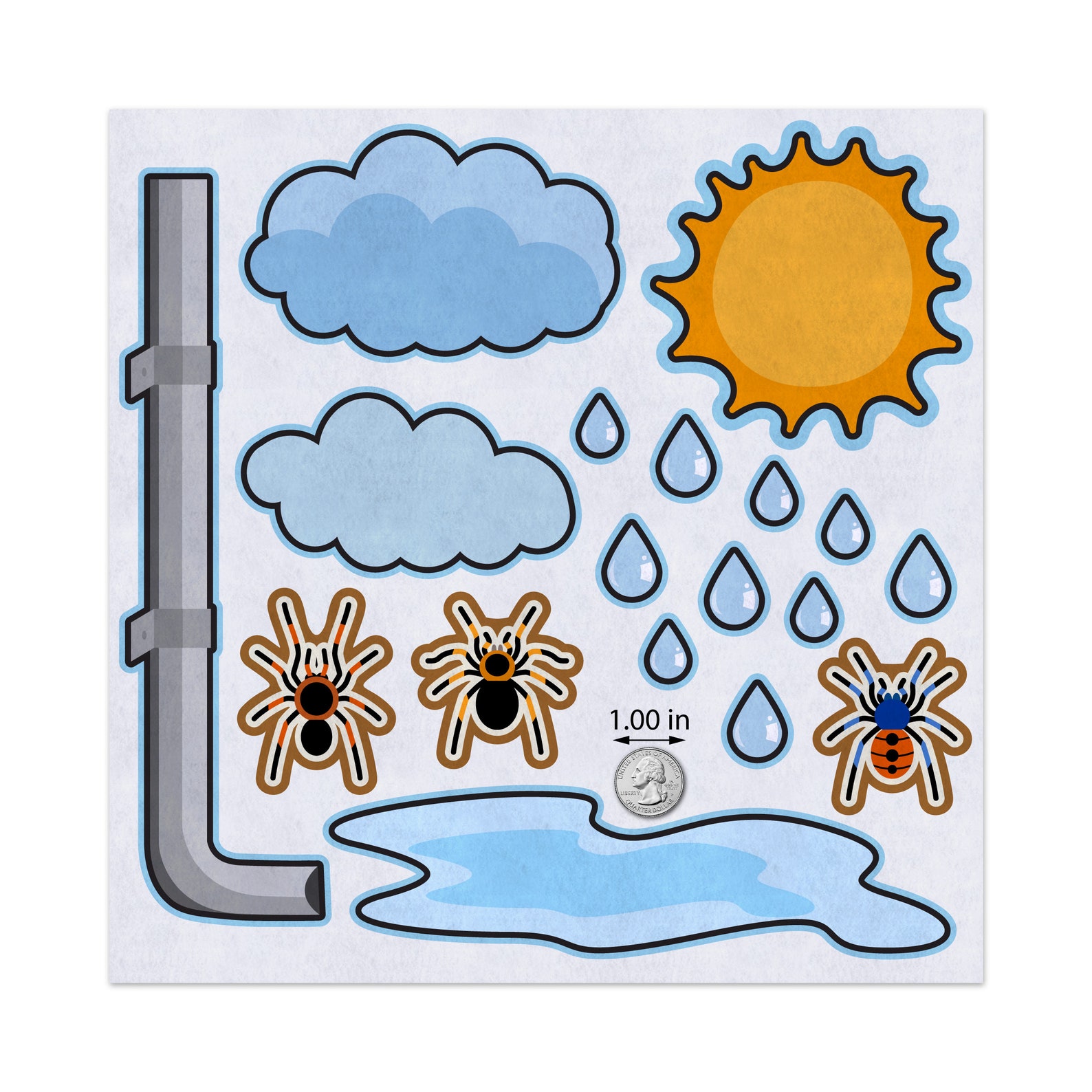 Itsy Bitsy Spider Nursery Rhyme Story Adventure Imaginative | Etsy