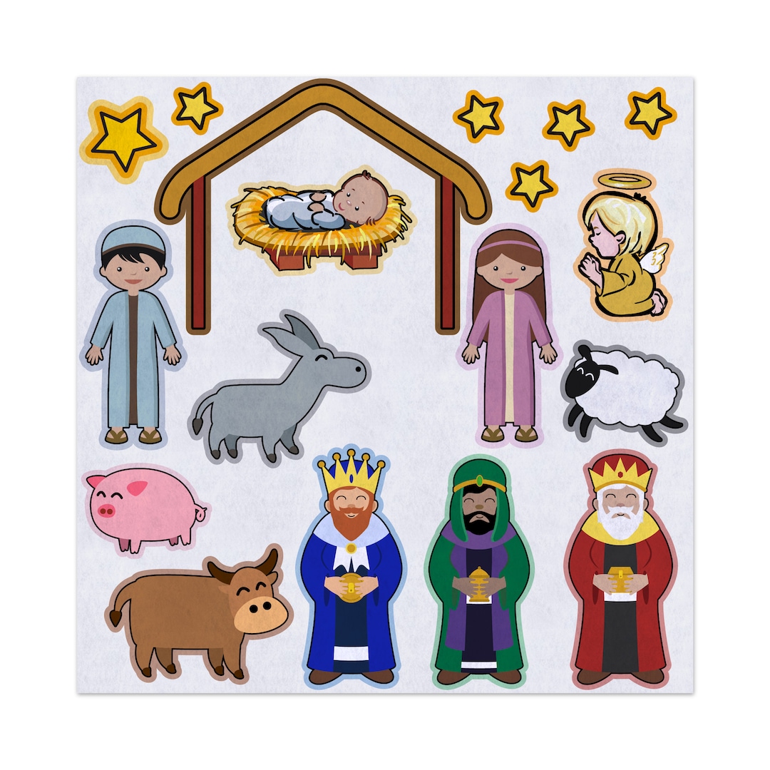 Christmas the Birth of Jesus, Nativity, Bible Story, Imaginative Play ...