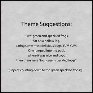 5 Green Speckled Frogs, Nursery Rhyme, Learn to Count, Felt Storyboard ...