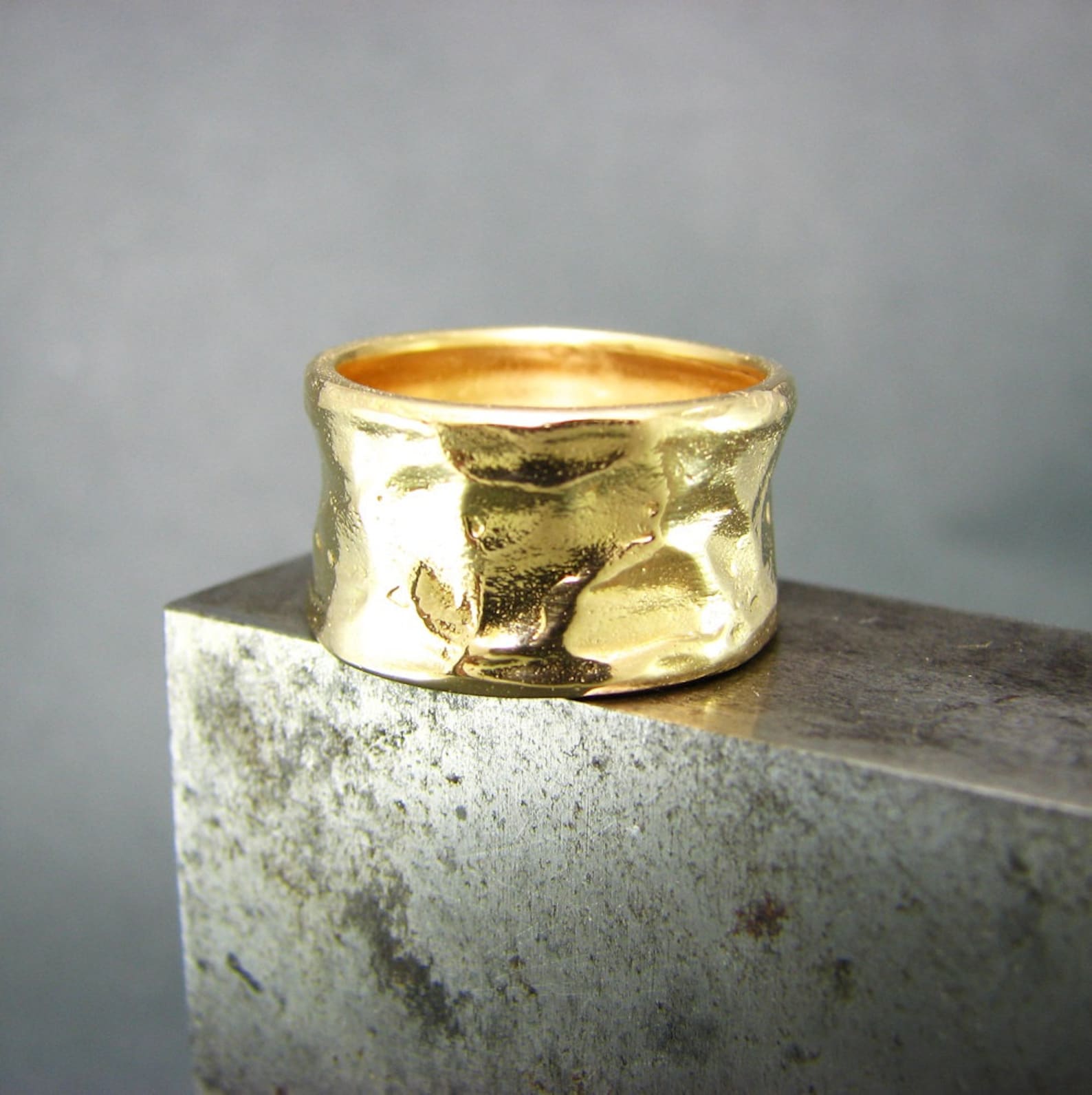 Amorphous,wedding Ring,14k Solid Gold Ring,women's Gold Wedding Ring ...
