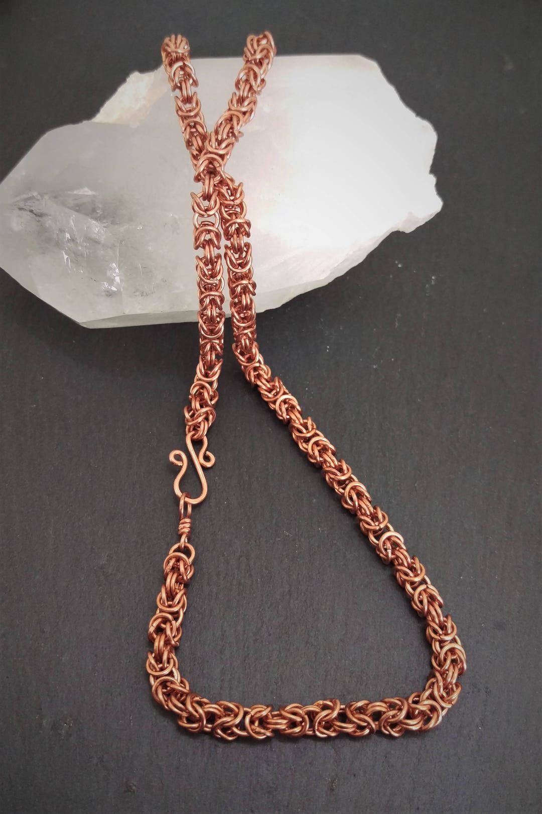 Byzantine Chain, Viking Chain, Viking Necklace, Copper Chain, Copper ...