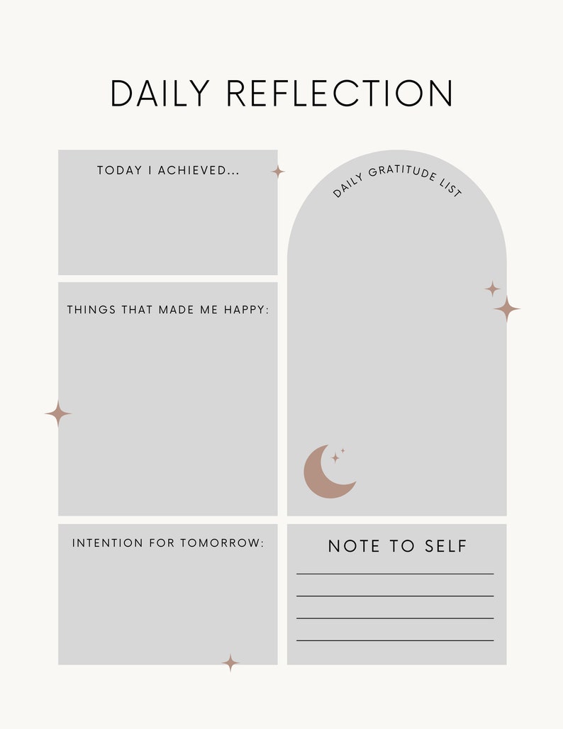 Minimalist Weekly Planner Printable, Daily Planner, Daily Organization ...