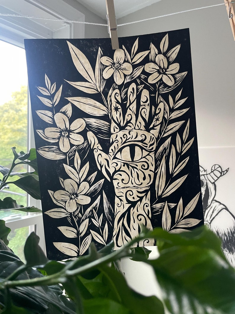 The Bargain - A Court of Thorns and Roses Woodcut Print - Etsy