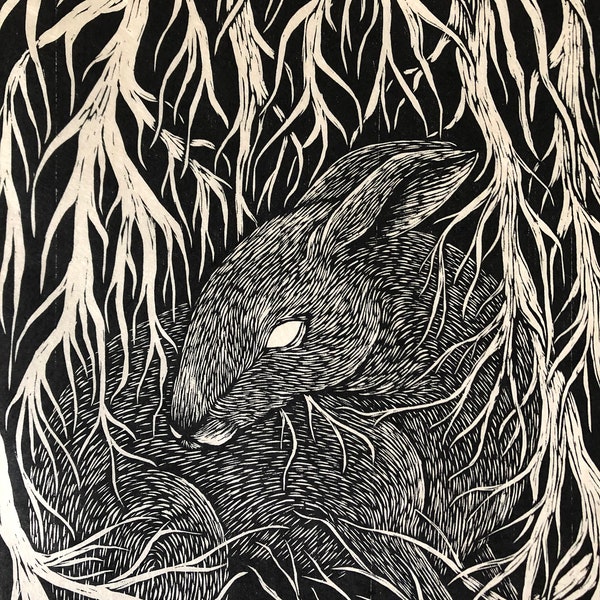 Woodcut Print - Etsy