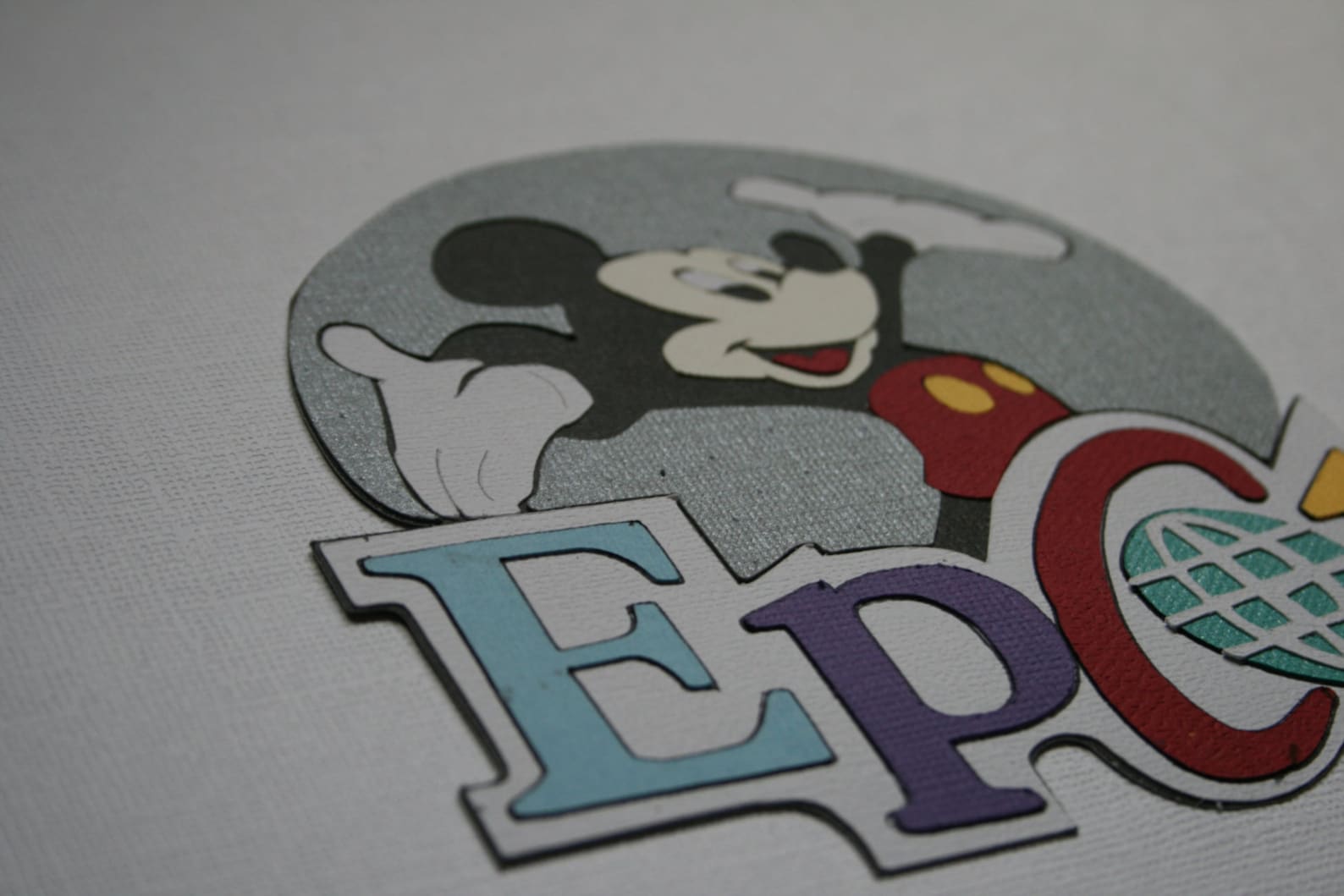 Disney Epcot Logo Die Cut Paper Pieced Embellishment for - Etsy