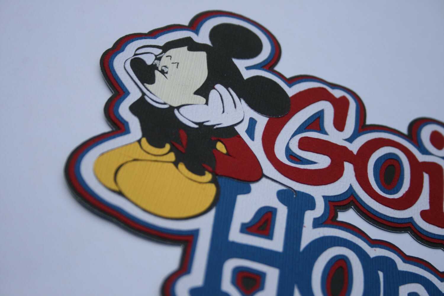 Disney Going Home Die Cut Paper Pieced Title for Scrapbook - Etsy