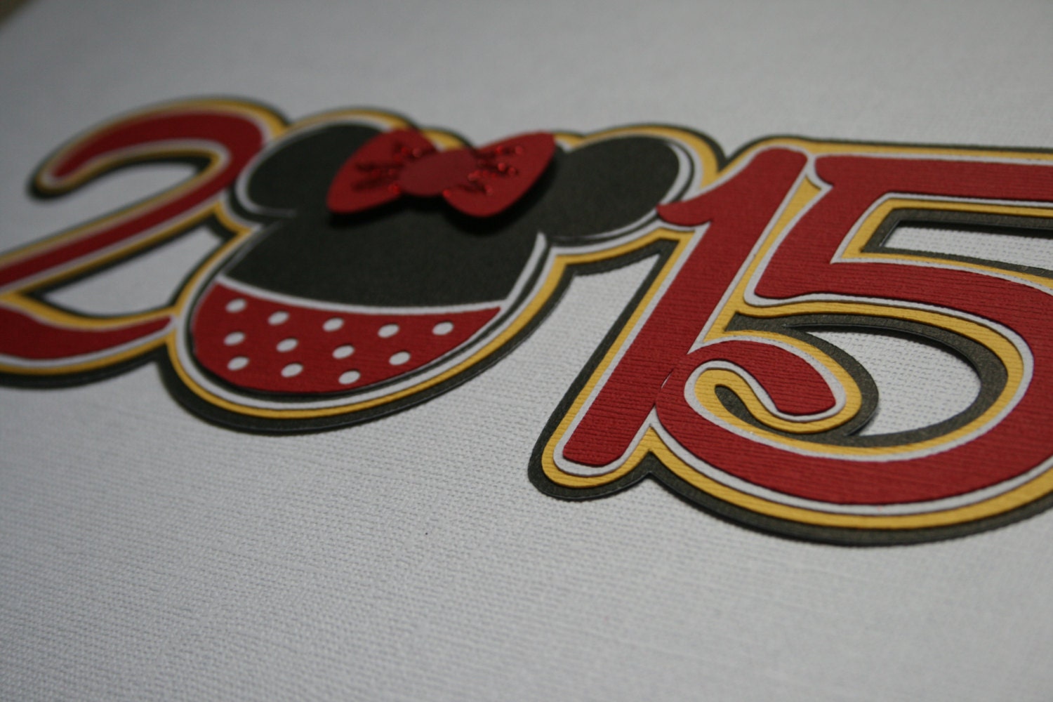 Disney 2015 Die Cut Paper Pieced Title / Page Topper for - Etsy