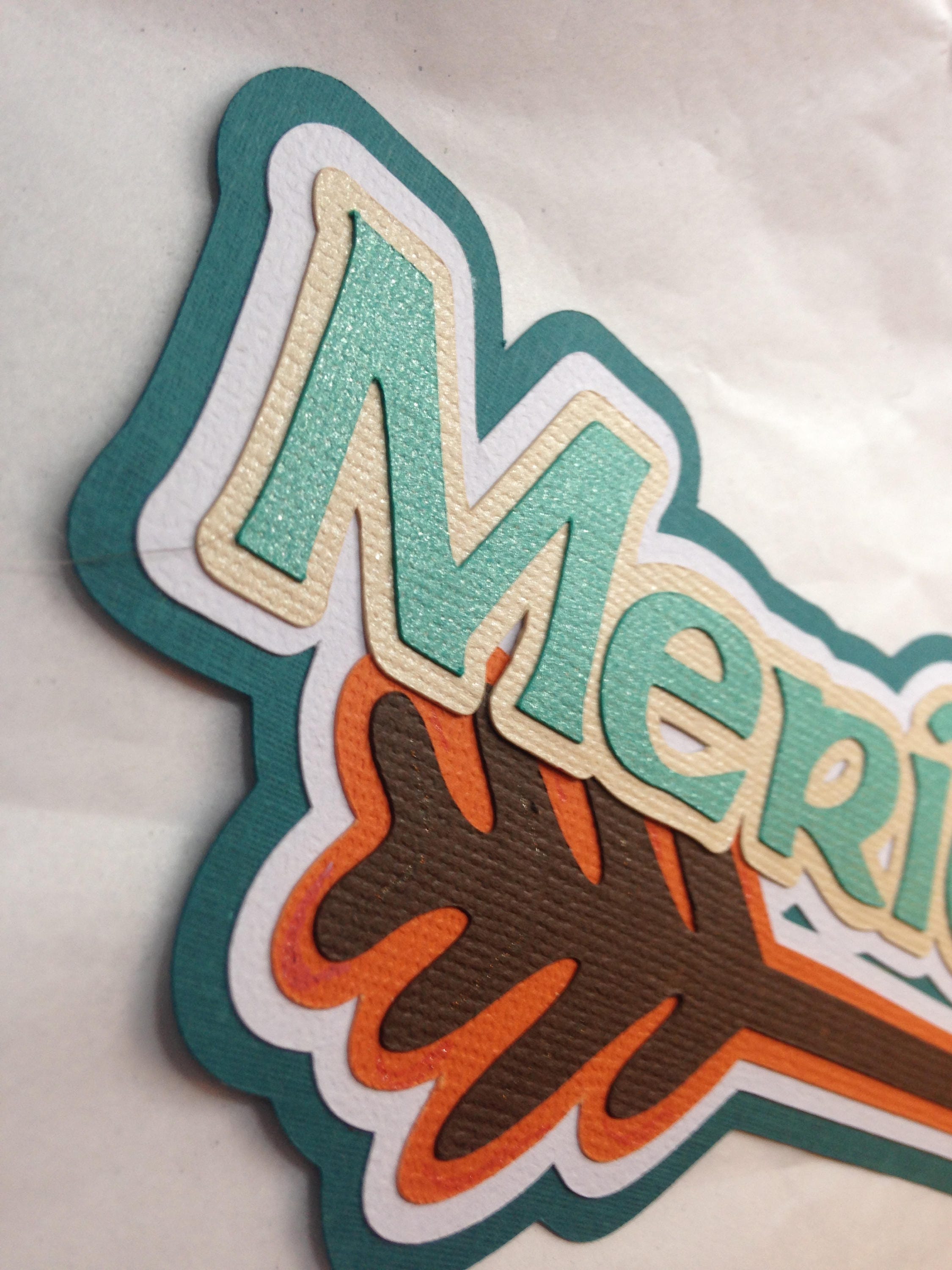 Disney Merida Die Cut Paper Pieced Title for Scrapbook | Etsy