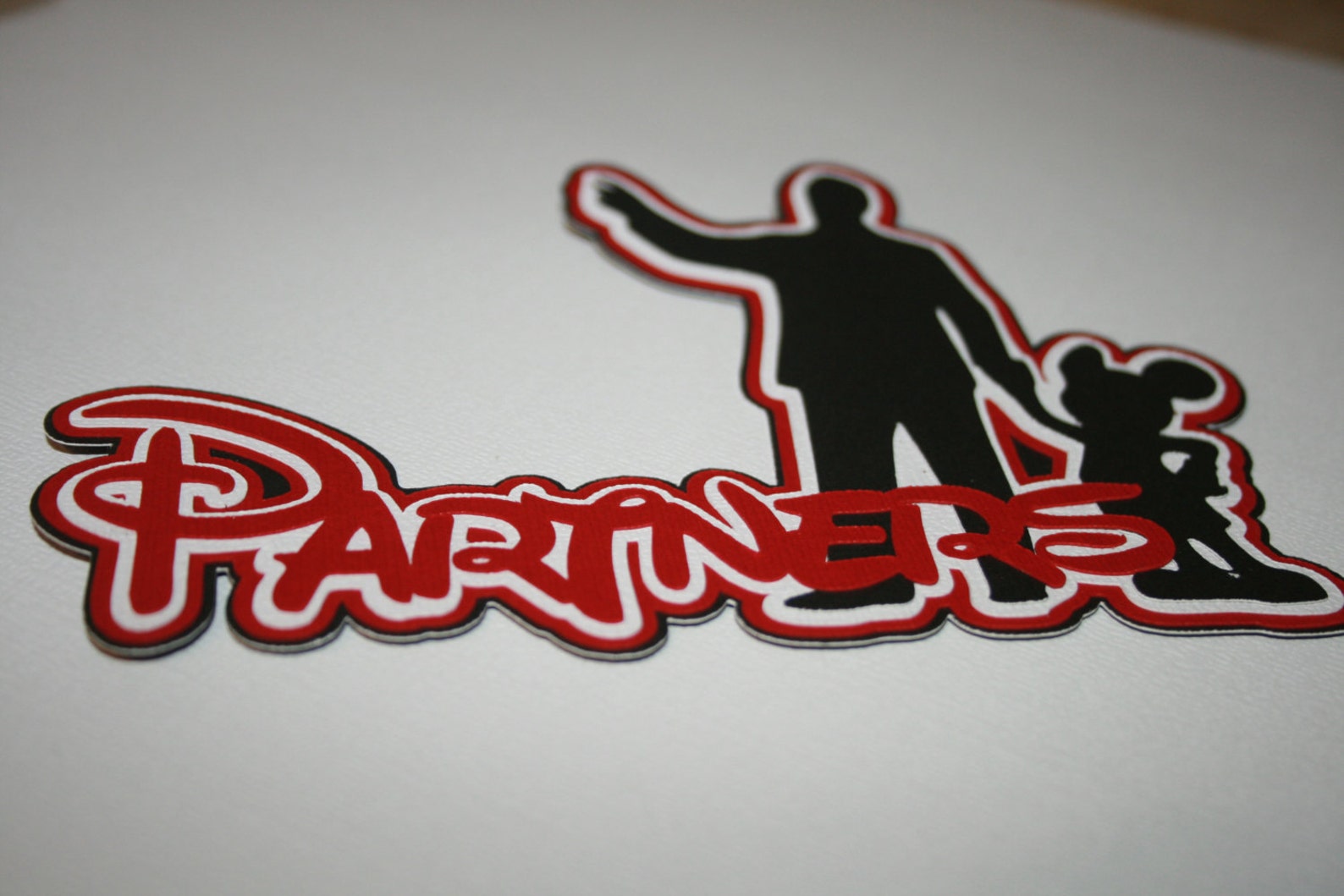 Disney Partners Die Cut Paper Pieced Title for Scrapbook - Etsy