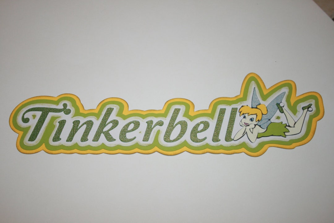 Disney - Tinkerbell - Die Cut Paper Pieced Title Scrapbook Pages ...