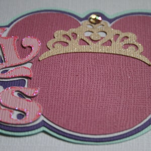 Disney - Purely Princess - Die Cut Paper Pieced Title for Scrapbook ...