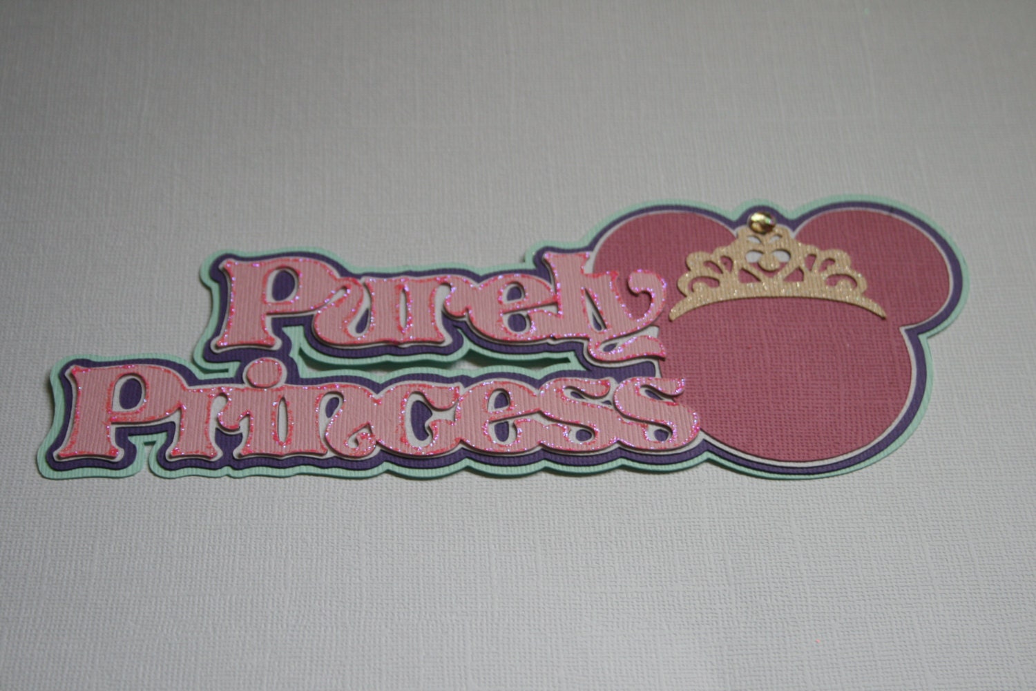 Disney Purely Princess Die Cut Paper Pieced Title for - Etsy
