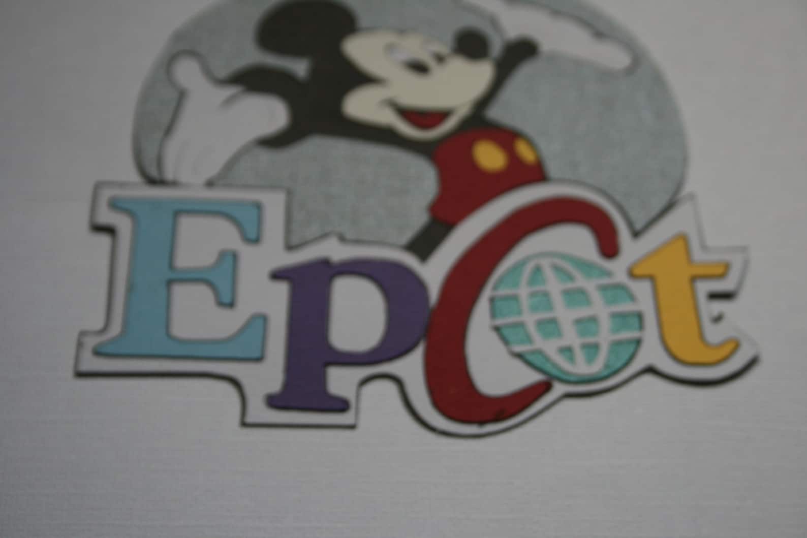 Disney Epcot Logo Die Cut Paper Pieced Embellishment for - Etsy