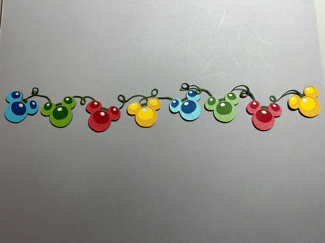 Disney Christmas Light Border - Disney Christmas - Christmas Lights ...