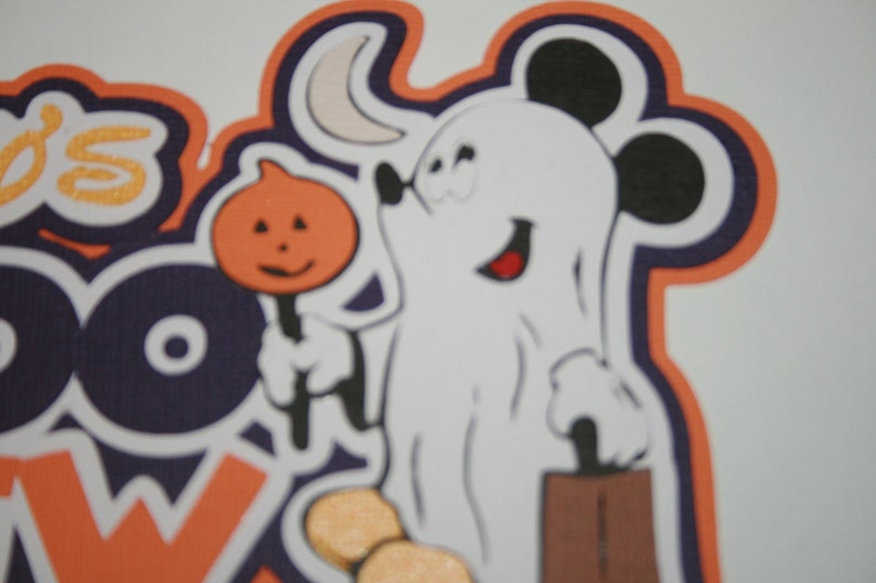 Disney Mickey's Boo Crew Die Cut Paper Pieced - Etsy