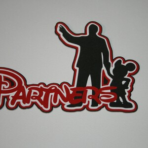Disney Partners Die Cut Paper Pieced Title for Scrapbook - Etsy