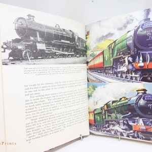 Book of Railways and Steam Engines Engineering Childrens Book Vintage ...