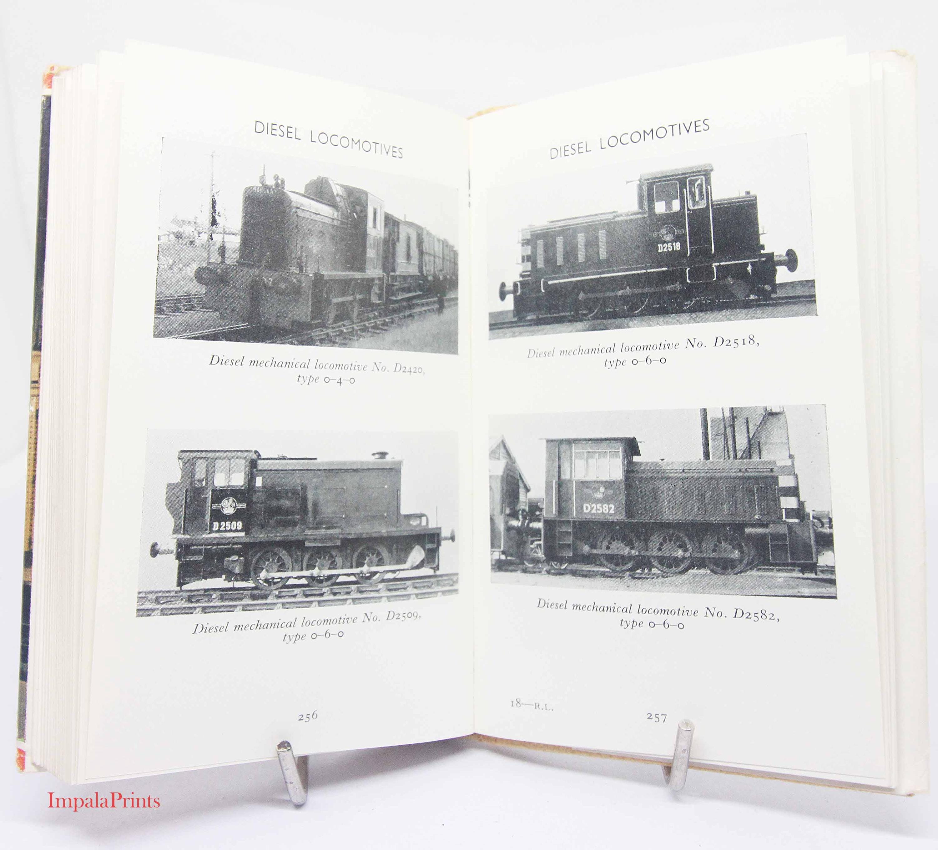 Locomotives of Britain 1963 Illustrated Colour Steam Trains Vintage ...