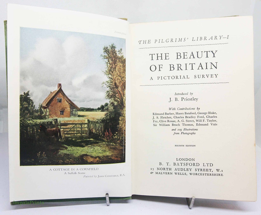 Vintage Picture Book Beauty of Britain Picture 1937 Book Travel Guide ...