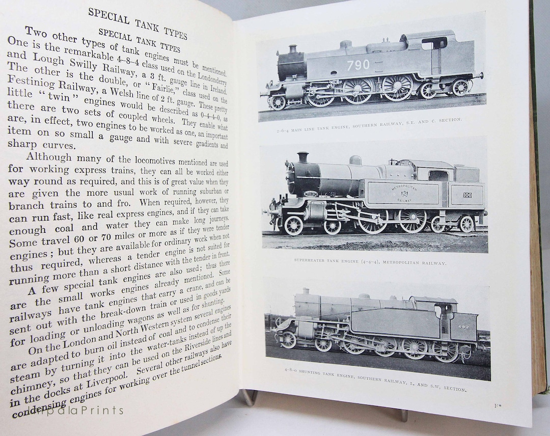 Railways Book Illustrated Engineering 1900s Antique Books Illustrated ...