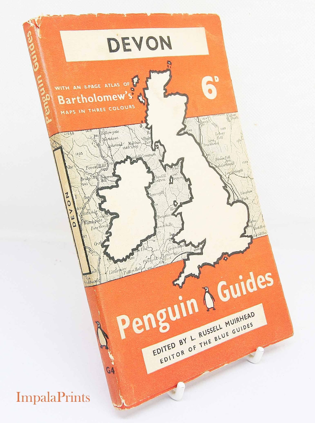 Devon Travel Guide 1939 Penguin Guide Vintage City Guide Paperback ...