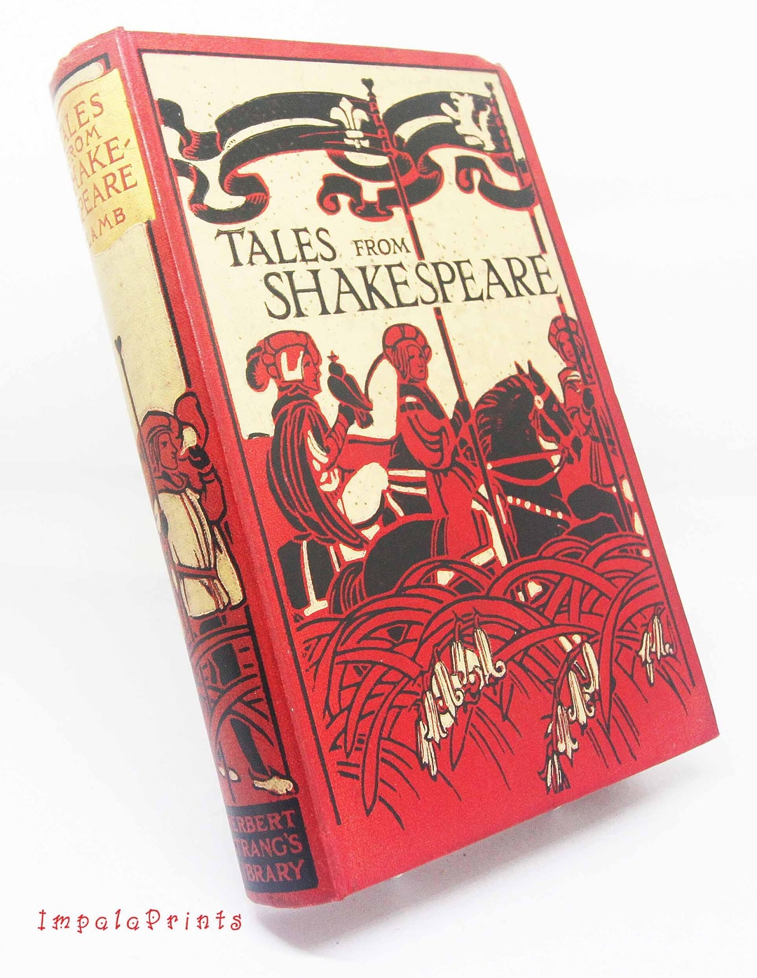 Shakespeare Book Antique English Book Literature Gift English Tempest ...