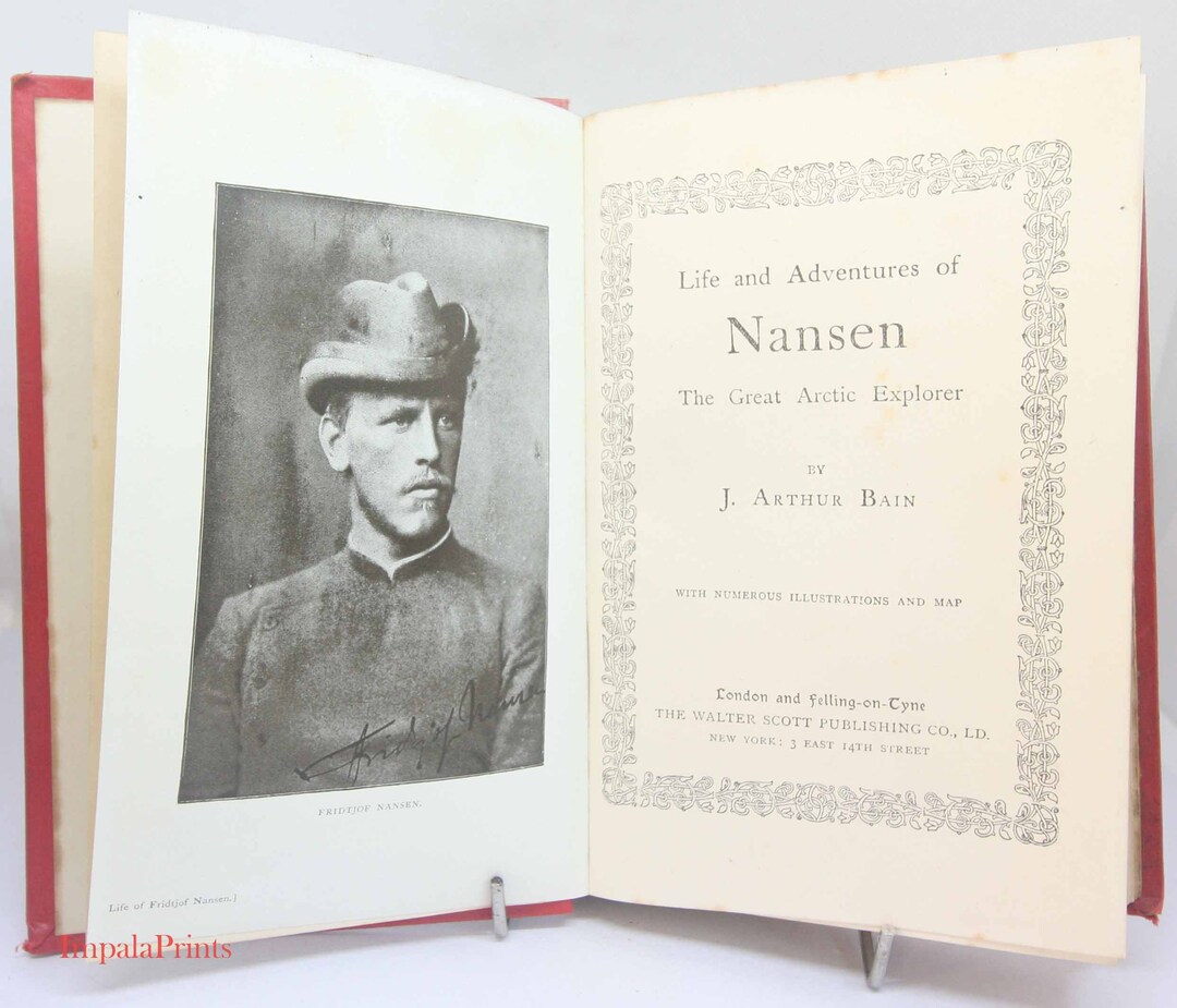 Life and Exploration of Fridtjof Nansen Arctic Expedition Illustrated ...