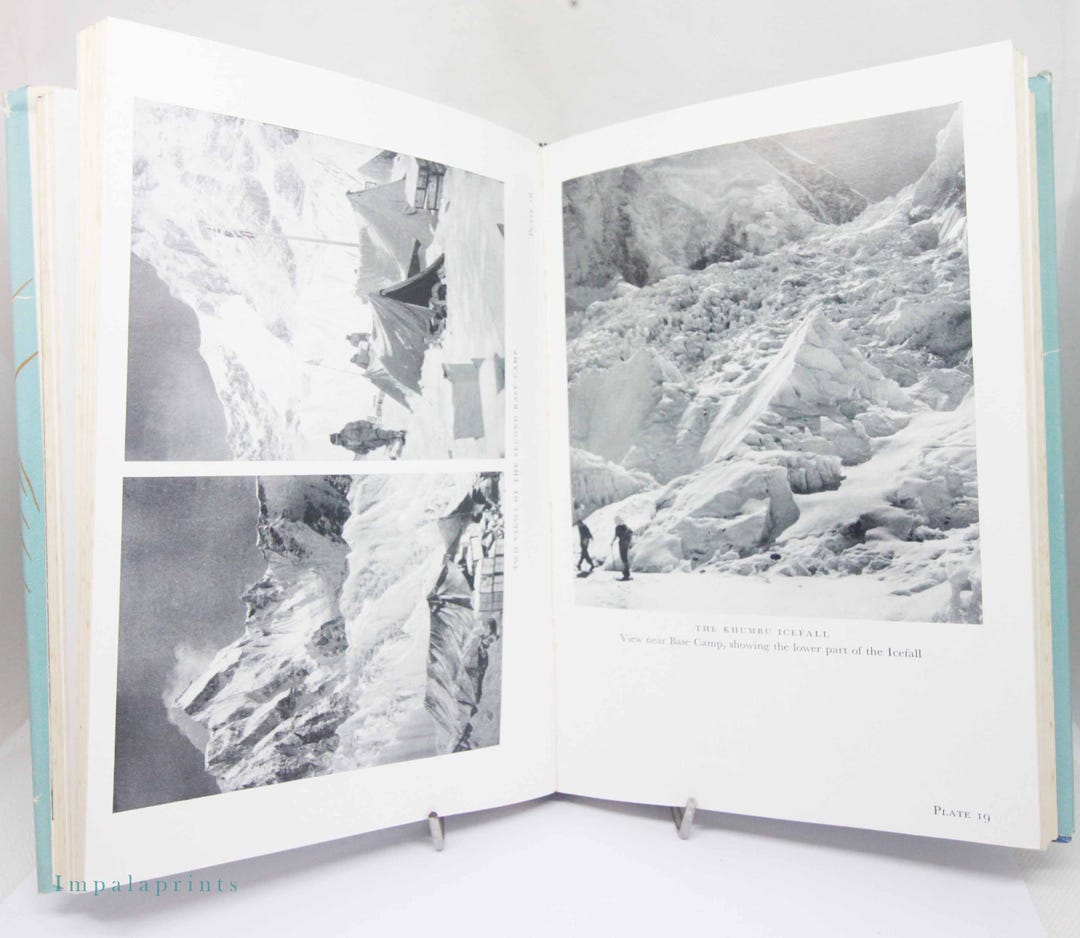 Ascent of Everest by John Hunt 1950s Vintage Climbing Colour Plates ...