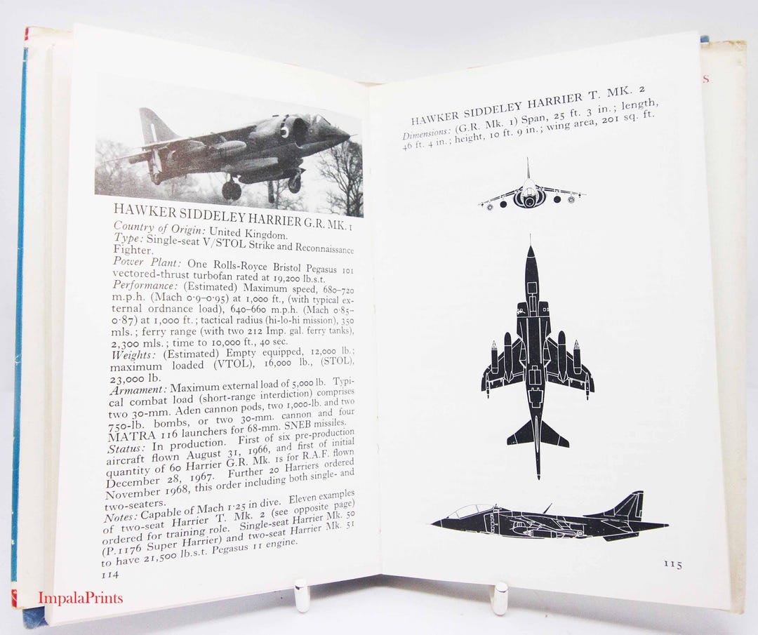 Aircraft Guide Aviation Spotter Book 1969 Military & Civil Aviation ...