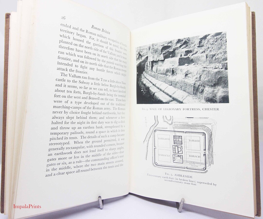 Roman Britain Illustrated History Vintage History Factual 1934 Book ...