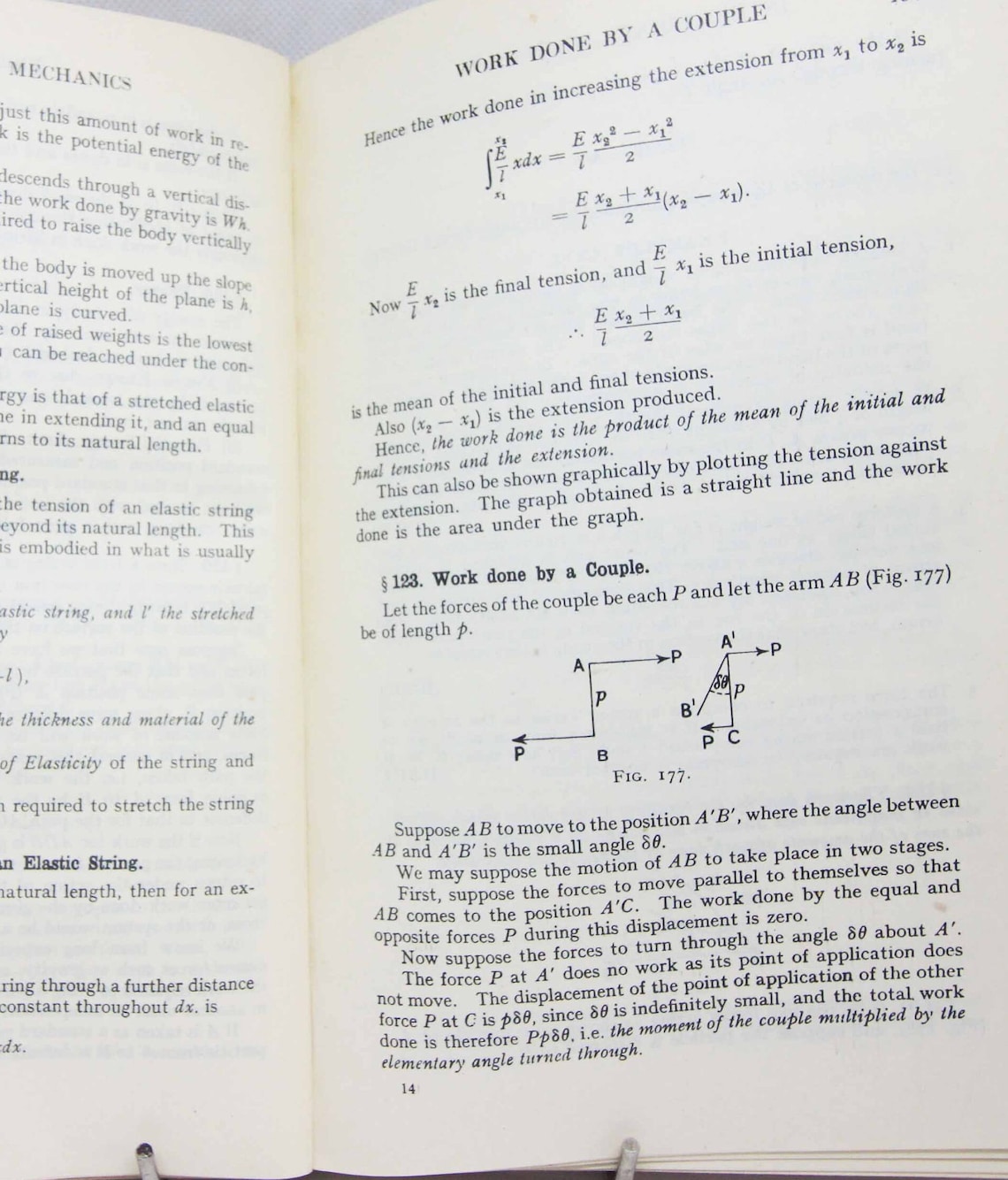 Mechanics Maths Book, 1940s Statics & Hydrostatics Mathematics Vintage ...