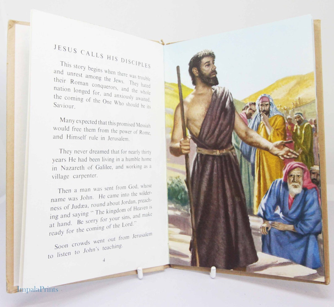 Jesus Calls His Disciples Ladybird Book 1959 Vintage Illustrated ...